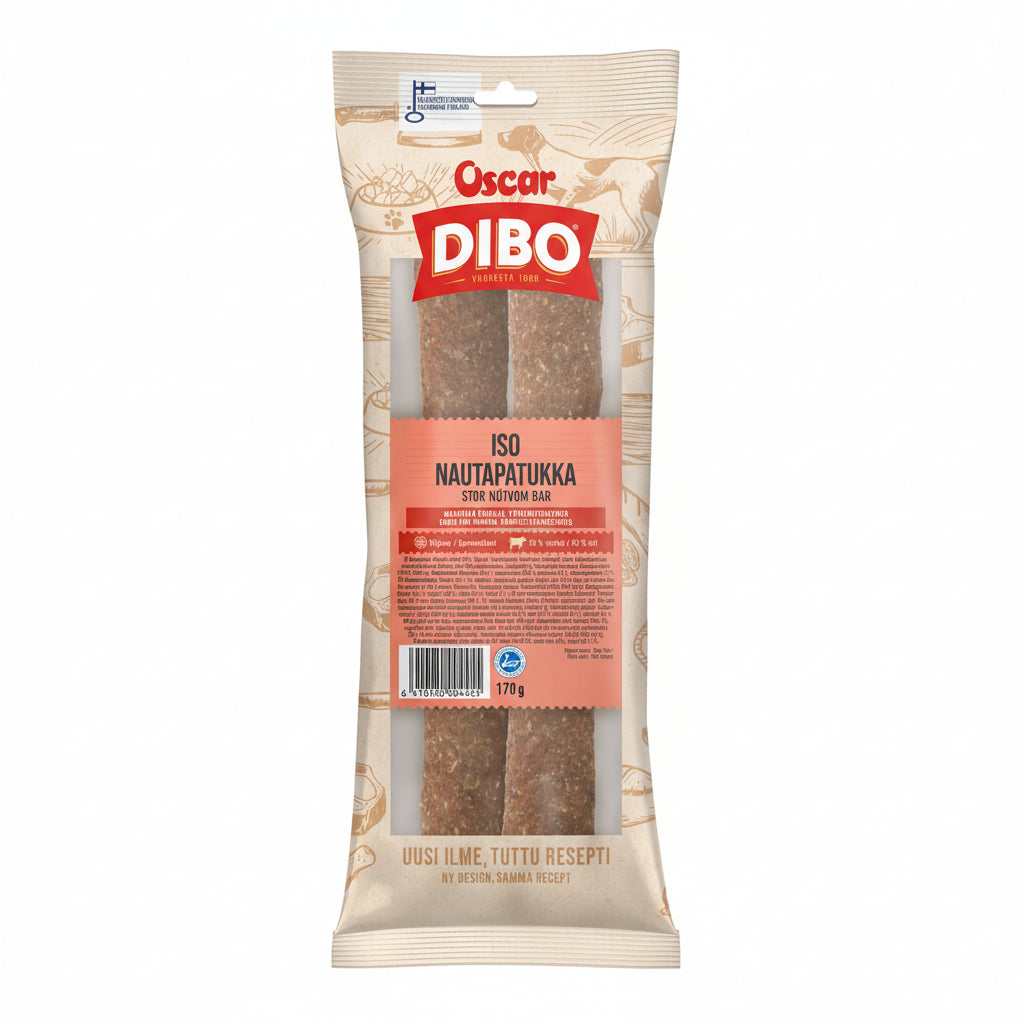 DIBO ISO nautapatukka 170 g — The Nutriment Company Finland I Oy